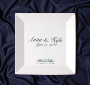 Custom Printed Photo Square Plates | Personalized & Branded