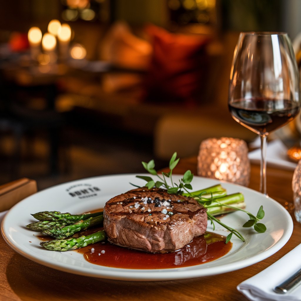 Free-Advertising-for-Restaurants - With Branded Logo On Plates